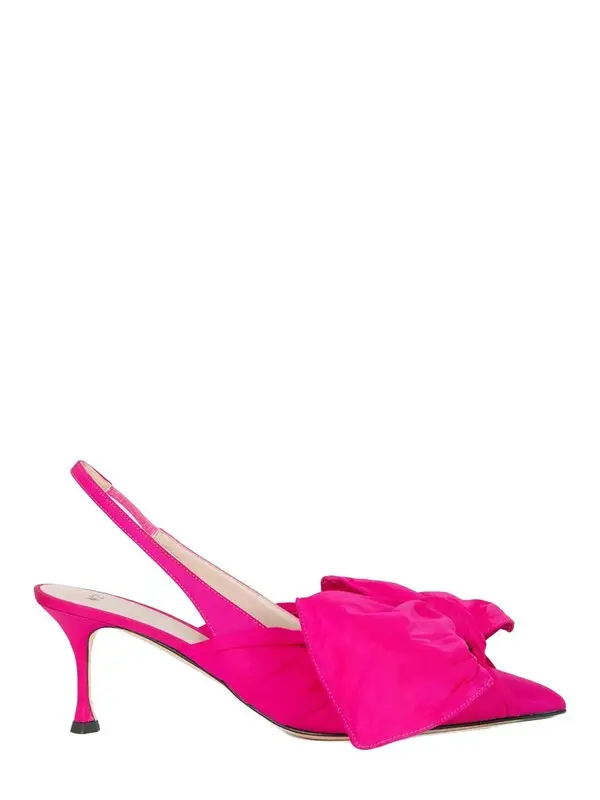 N°21 Bow-embellished Slingback Pumps - Pink