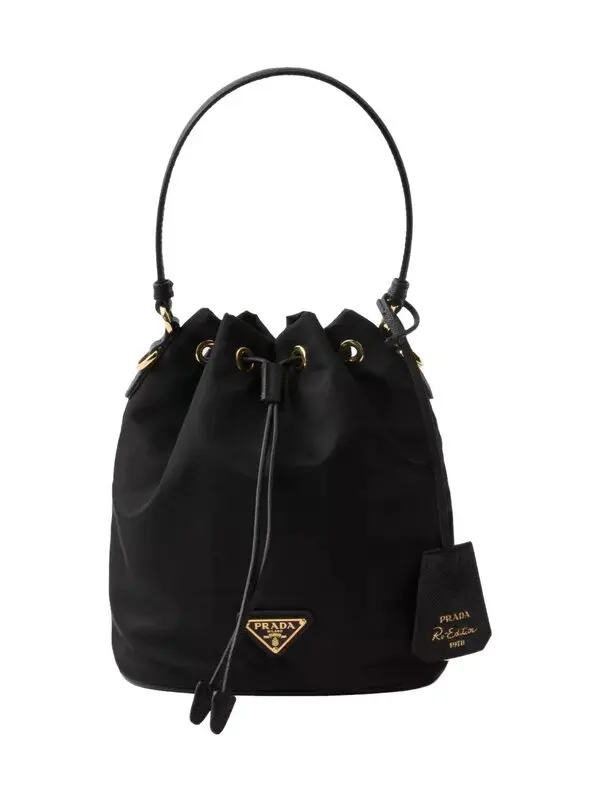 Prada Mini Re-edition 1978 Bucket Bag - Black
