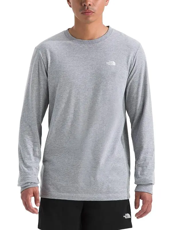 The North Face Evolution Regular Fit Long Sleeve Tee - Tnf Pale Grey Heather