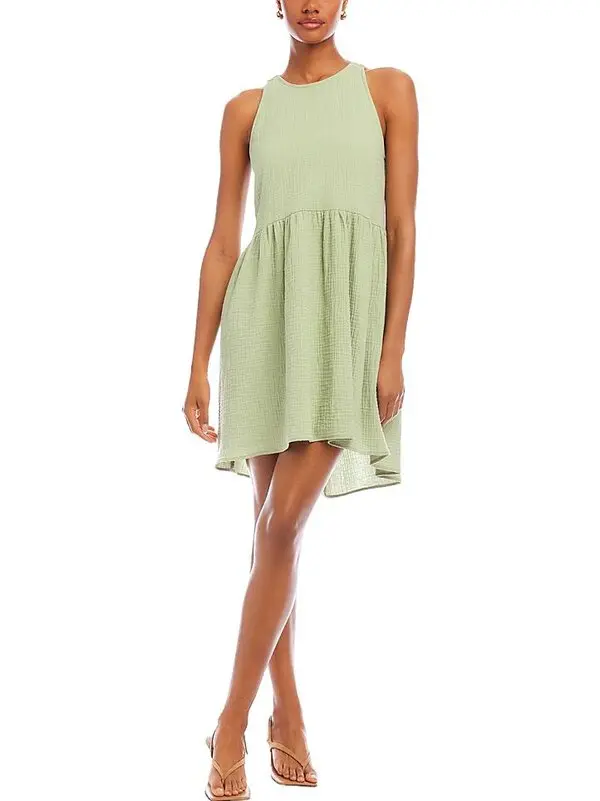Fifteen Twenty Cianni Tie Neck Dress - Sage