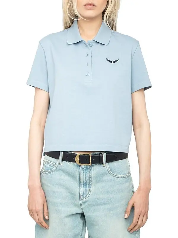 Zadig&Voltaire Mirta Wings Polo - Cloud