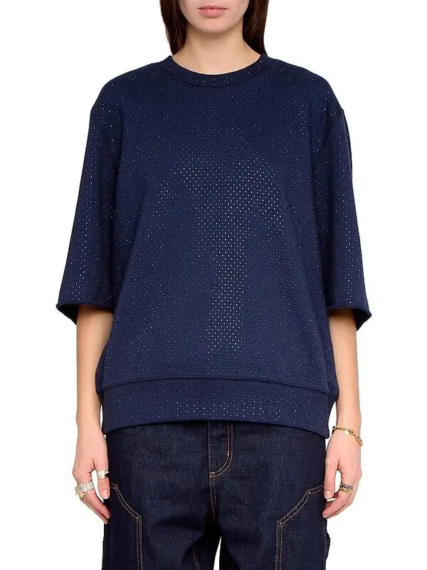 Zadig&Voltaire Edmond Distressed Sweatshirt - Encre