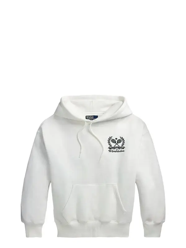 Polo Ralph Lauren Logo-embroidered Hoodie - White
