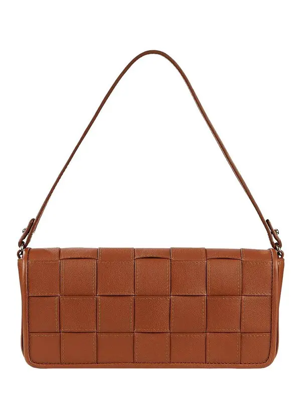 Gigi New York Juliette Shoulder Bag - Mocha Mousse