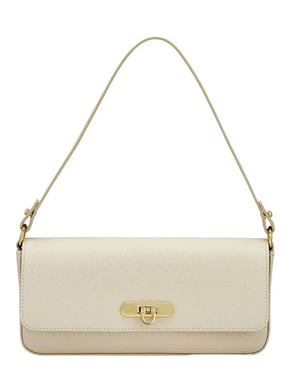 Gigi New York Audrey Shoulder Bag - Ivory