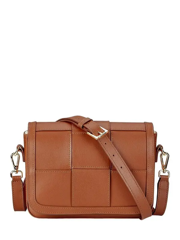 Gigi New York Lily Crossbody Bag - Mocha Mousse