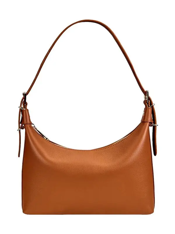 Gigi New York Blake Shoulder Bag - Mocha Mousse