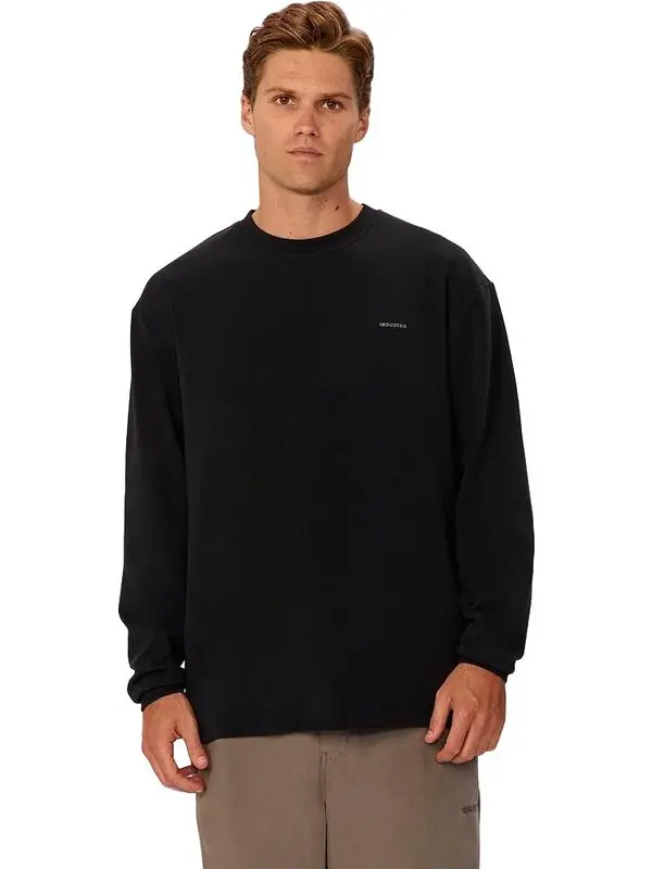 INDUSTRIE AUSTRALIA The Newport L/s Tee - Black