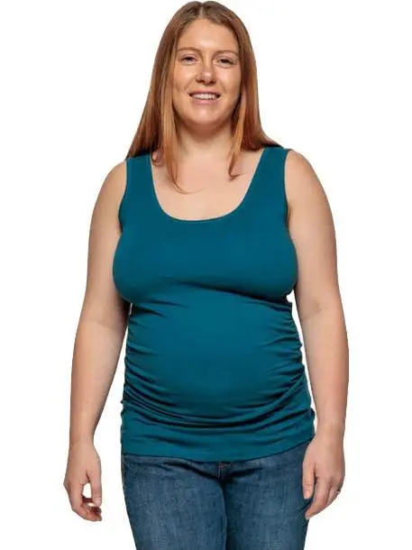 THE BSHIRT Maternity Vest - Teal