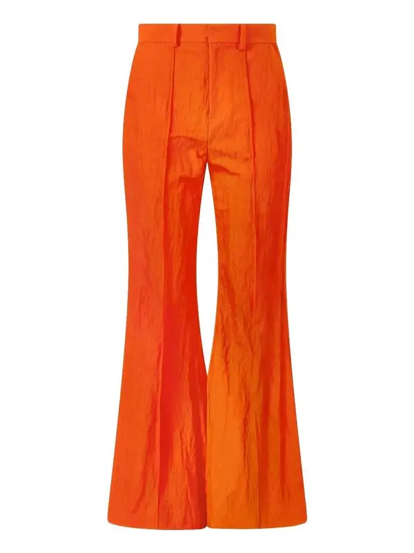 Rosie Assoulin Silk Trousers - Orange