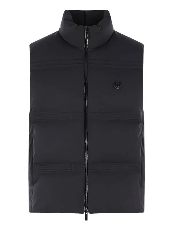 Moncler Sleeveless Down Jacket - Black
