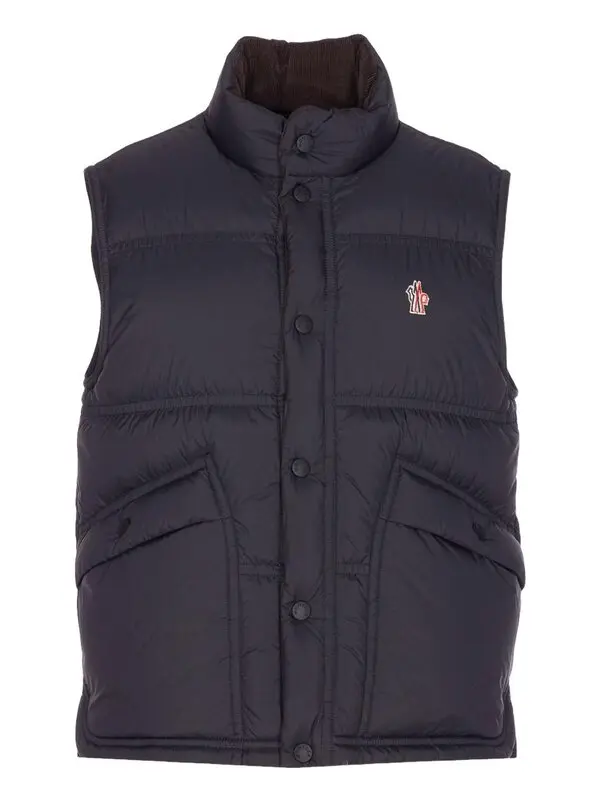 Moncler Logo Padded Vest - Black