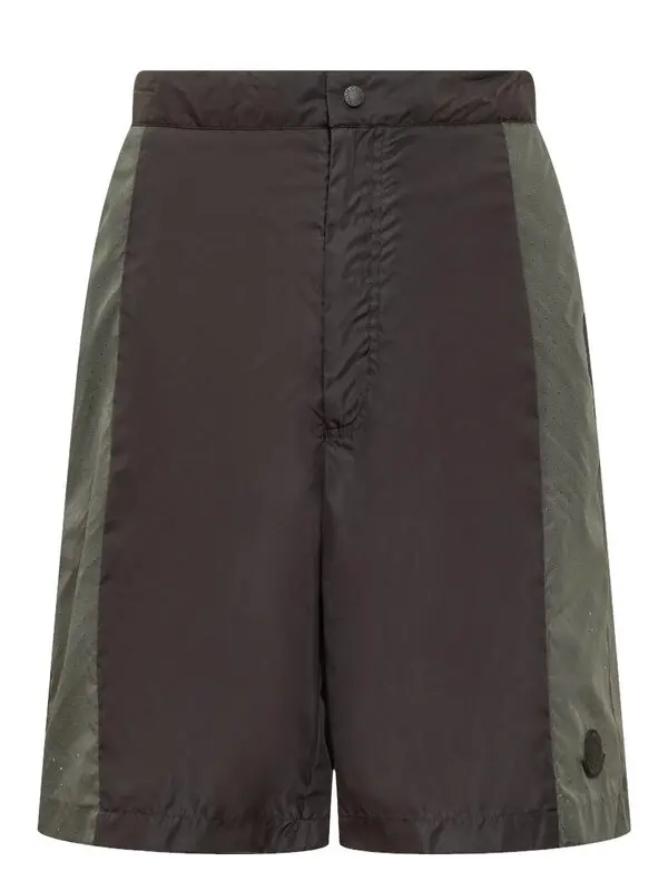 Moncler Two-tone Shorts - Black