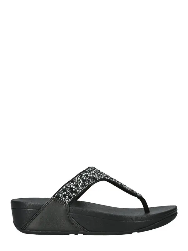 Fitflop Embellished Lulu Flatform Sandals - Black