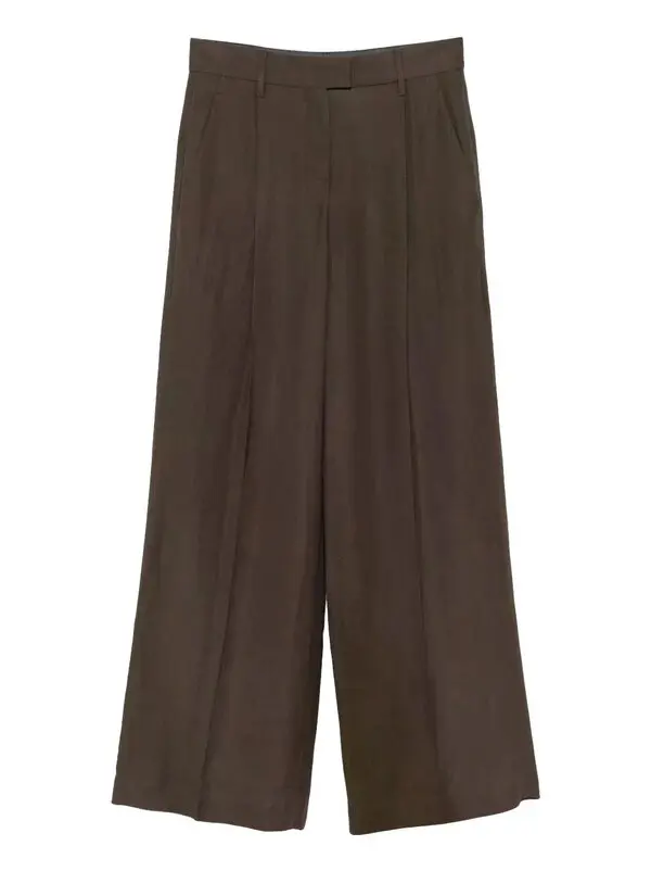 Brunello Cucinelli Pleat-detailing Trousers - Brown