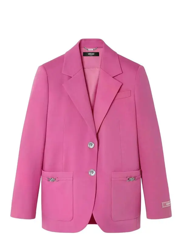 Versace Underwater Barocco Boxy Blazer - Pink