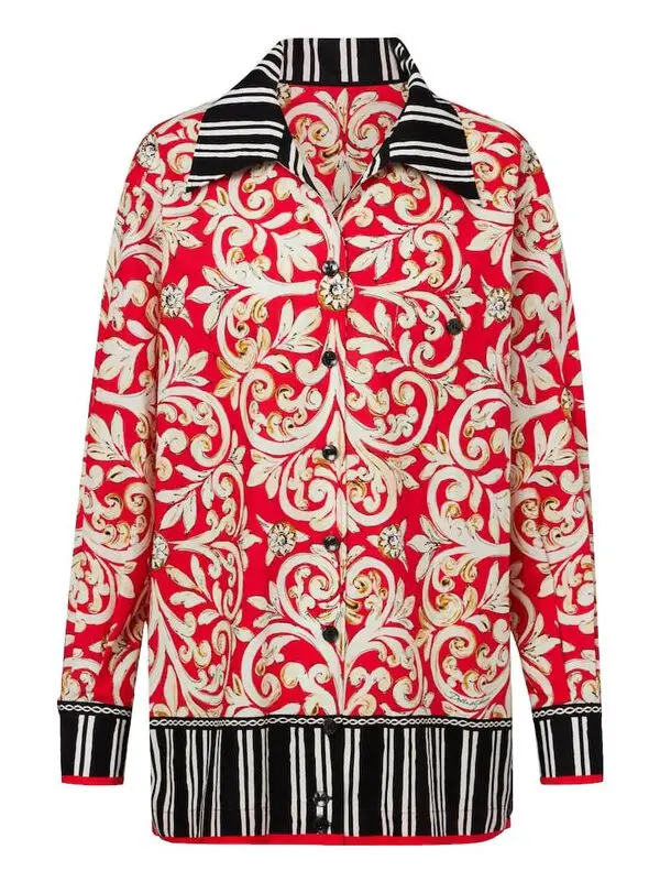 Dolce & Gabbana Printed Cotton Shirt - Multicoloured
