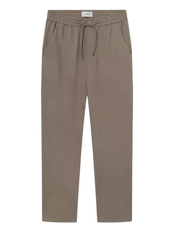 LES DEUX Como Tapered Trousers - Brown