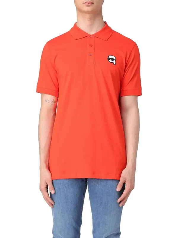 Karl Lagerfeld Polo Shirt - Orange