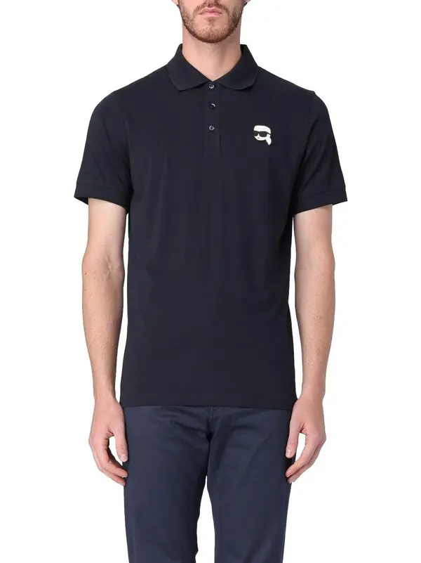 Karl Lagerfeld Polo Shirt - Blue