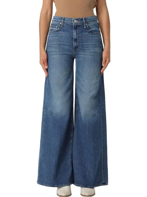MOTHER Wide Leg Jeans - Denim