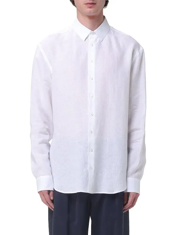 Giorgio Armani Linen Shirt - White