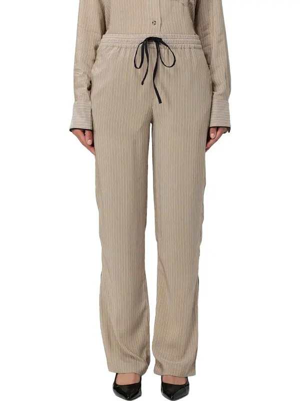 Victoria Beckham Straight Leg Pants - Brown