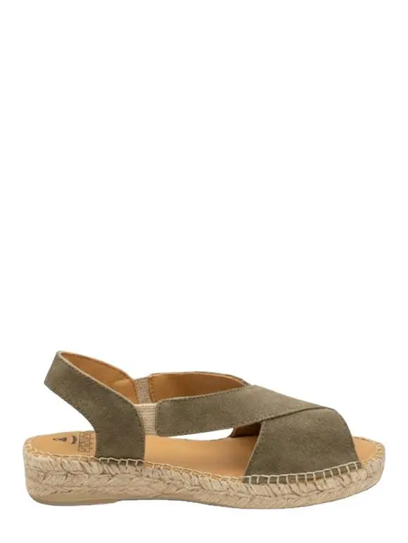 MENINA STEP Hamptons Espadrille - Green