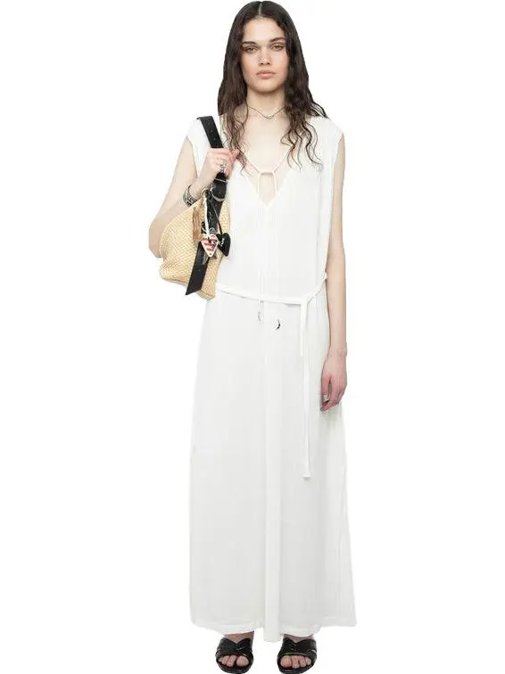 Zadig&Voltaire Rimati Long Dress - White