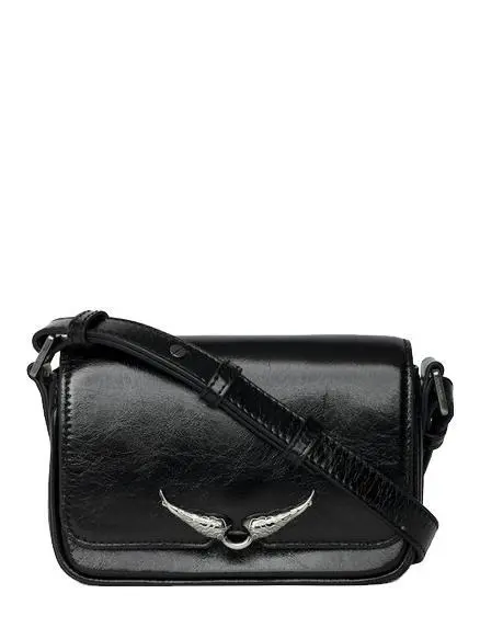 Zadig&Voltaire Le Zazi Vintage Patent Bag - Black