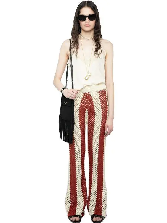Zadig&Voltaire Pia Crochet Pants - White