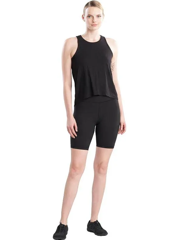 Natori Layering Elements High Low Tank - Black