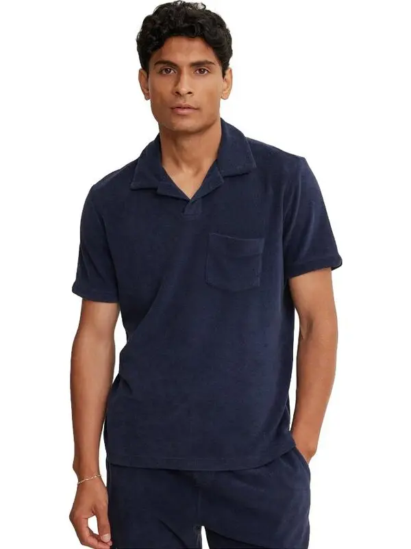Velvet By Graham & Spencer Sergey Polo - Navy