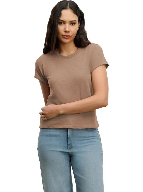Velvet By Graham & Spencer Marie Tee - Natural