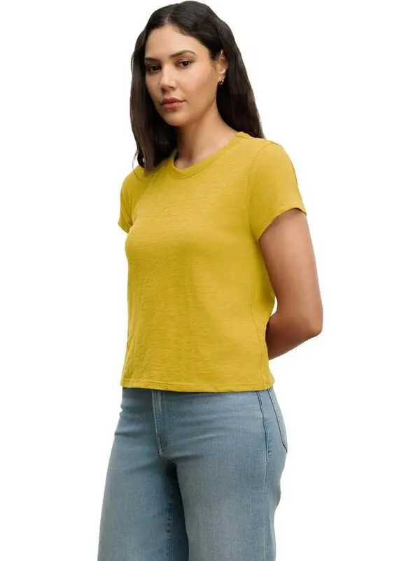 Velvet By Graham & Spencer Marie Tee - Yellow
