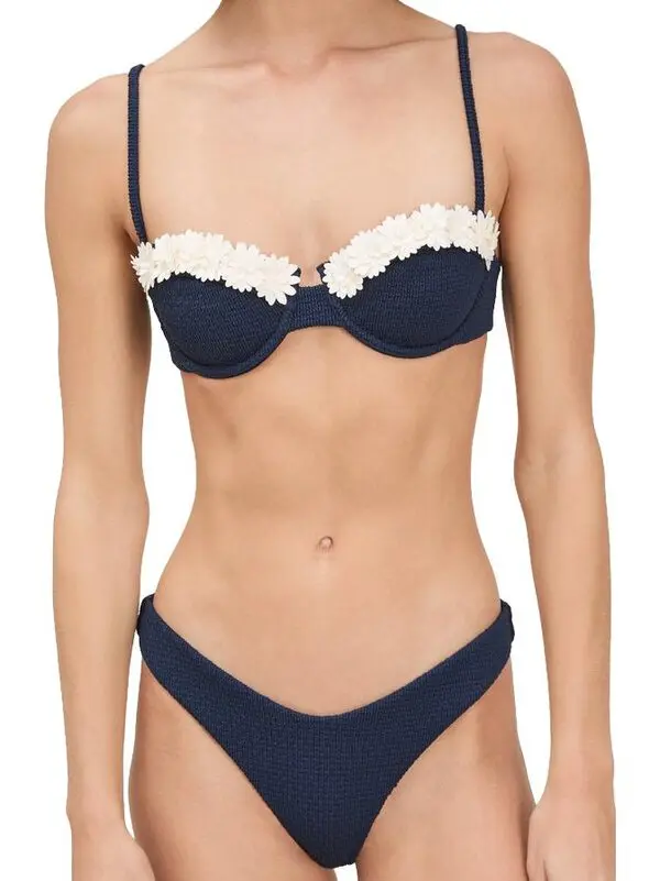 Devon Windsor Georgie Underwire Top - Navy