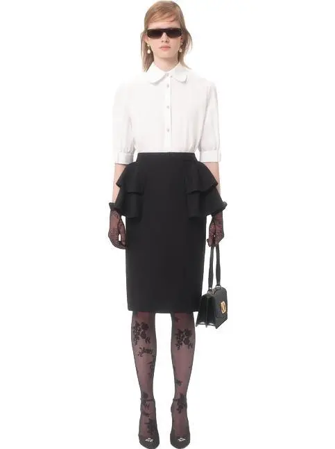 Valentino Garavani Cotton Poplin Bow Shirt - White