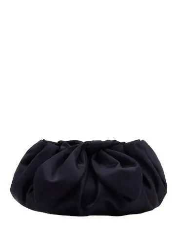 Oscar De La Renta Mini Satin Bow Clutch - Red