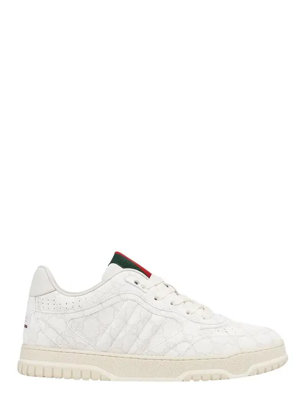 Gucci Re-web Gg Canvas Sneakers - White