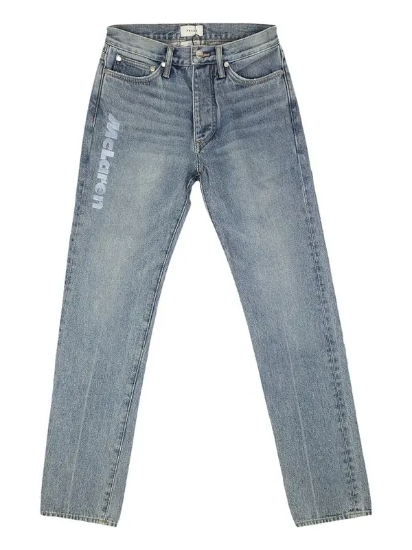 Rhude Embroidered Denim Jeans - Blue