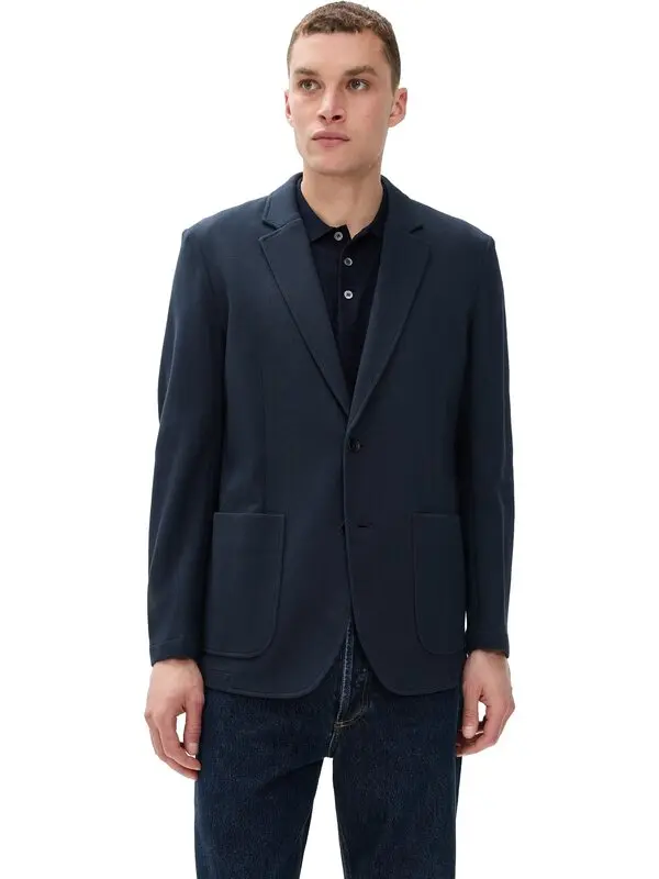Rag & Bone Butler Patch Pocket Blazer - Navy