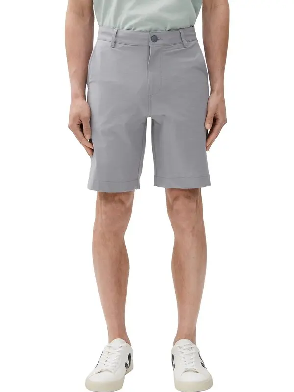 Faherty Brand All Day 9" Shorts - Ice Grey
