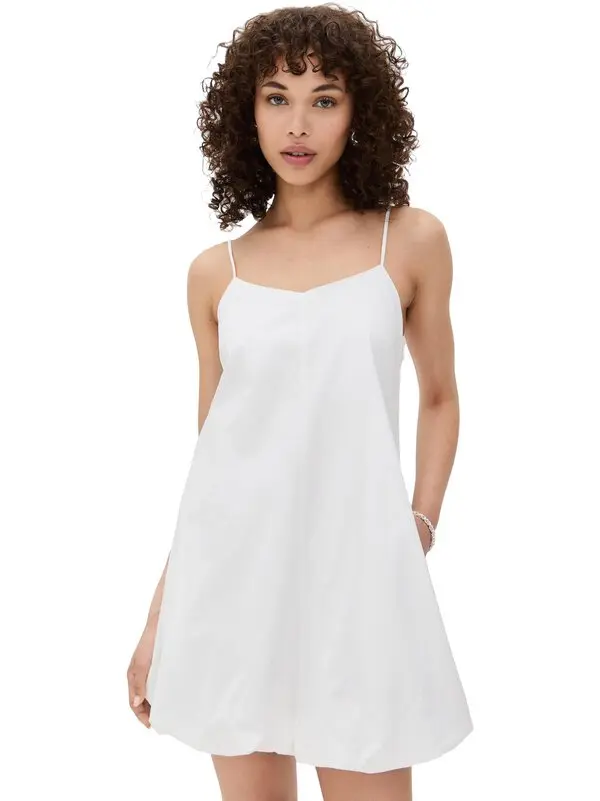 Rails Blanca Bubble Hem Mini Dress - White