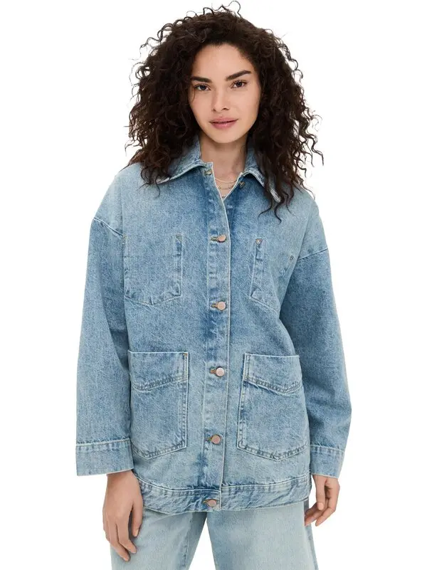 Free People Avery Denim Jacket - Got The Blues