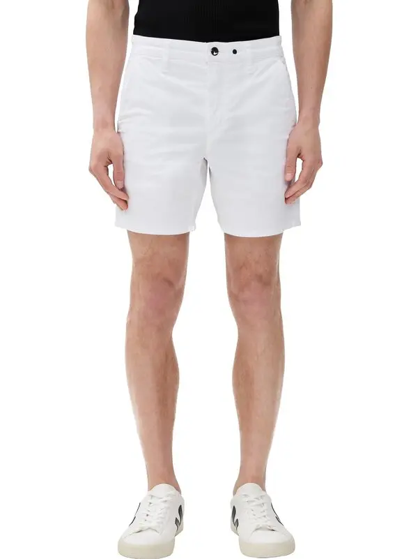 Rag & Bone Standard Chino Shorts - White