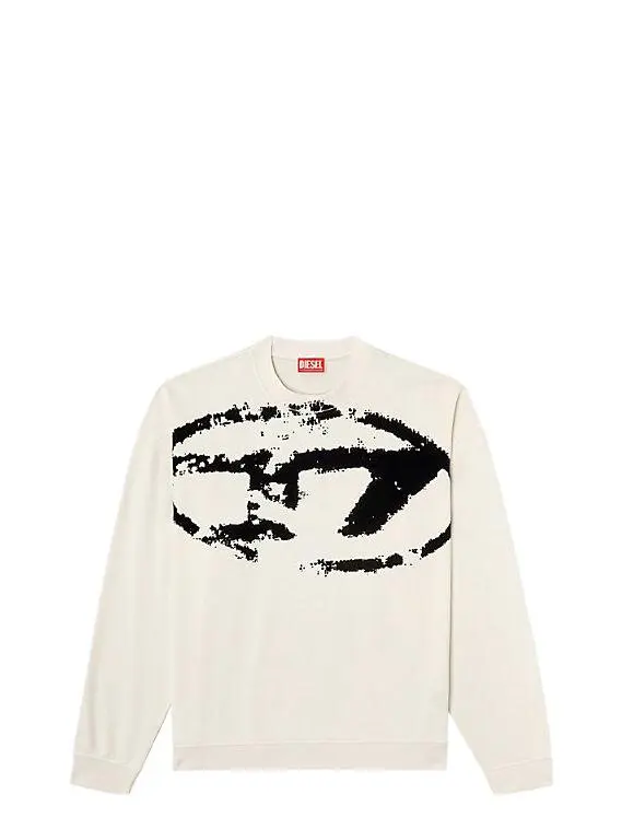 Diesel Graphic-print Cotton Sweatshirt - 141a