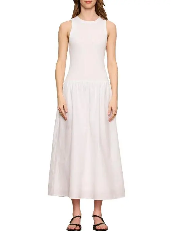 Sanctuary Sleeveless Tank Maxi Dress - White