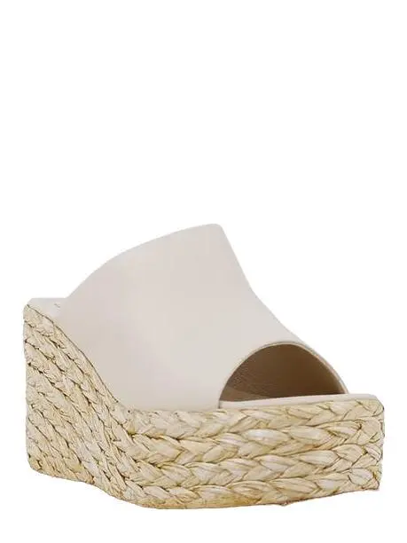 SHU SHOP Jodie Espadrille Platform Wedge Slides - Beige