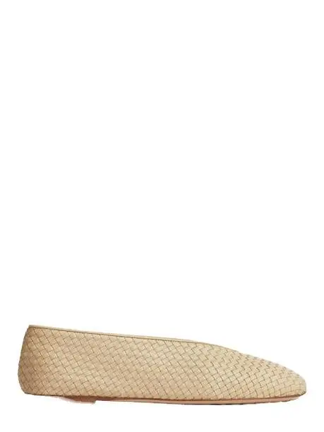 Bottega Veneta Lagoon Intrecciato Ballet Flat - Tufo