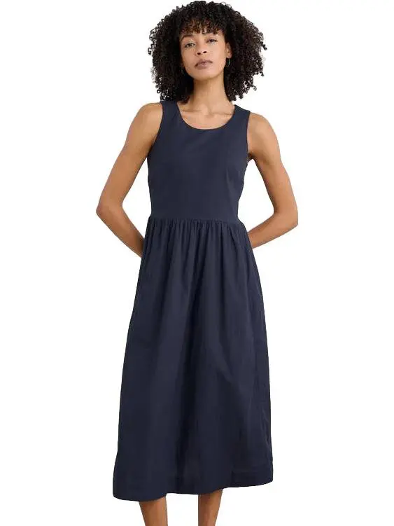 SEASALT CORNWALL Madder Sleeveless Drop Waist Dress - Maritime